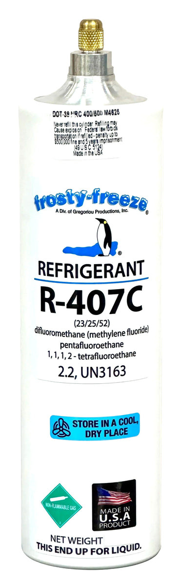 Refrigerant R407c – Frosty Freeze A/C Products Company