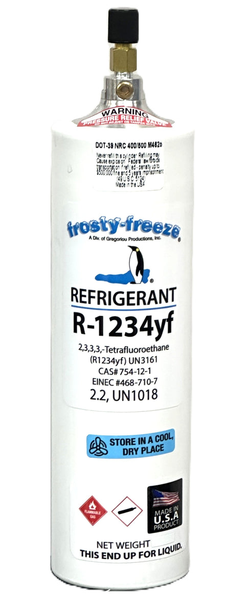 Refrigerant R1234yf – Frosty Freeze A/C Products Company