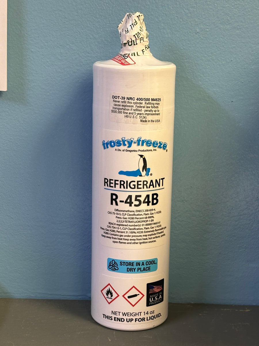 R454b Refrigerant, 28 oz., Replaces R410a & R32 – Frosty Freeze A/C ...