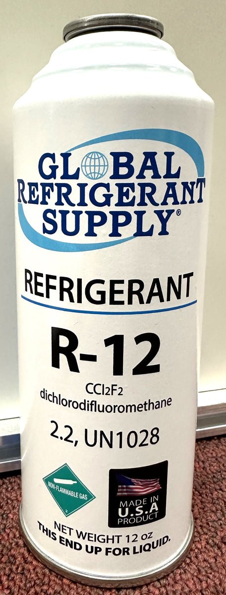 R12 Refrigerant, Dichlorodifluoromethane, 12 oz. Can – Frosty Freeze A ...