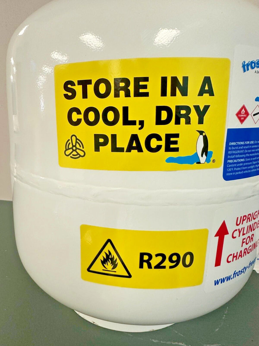 R-290, 10 Lbs. Natural Organic Modern Refrigerant, Sealed DOT Approved ...