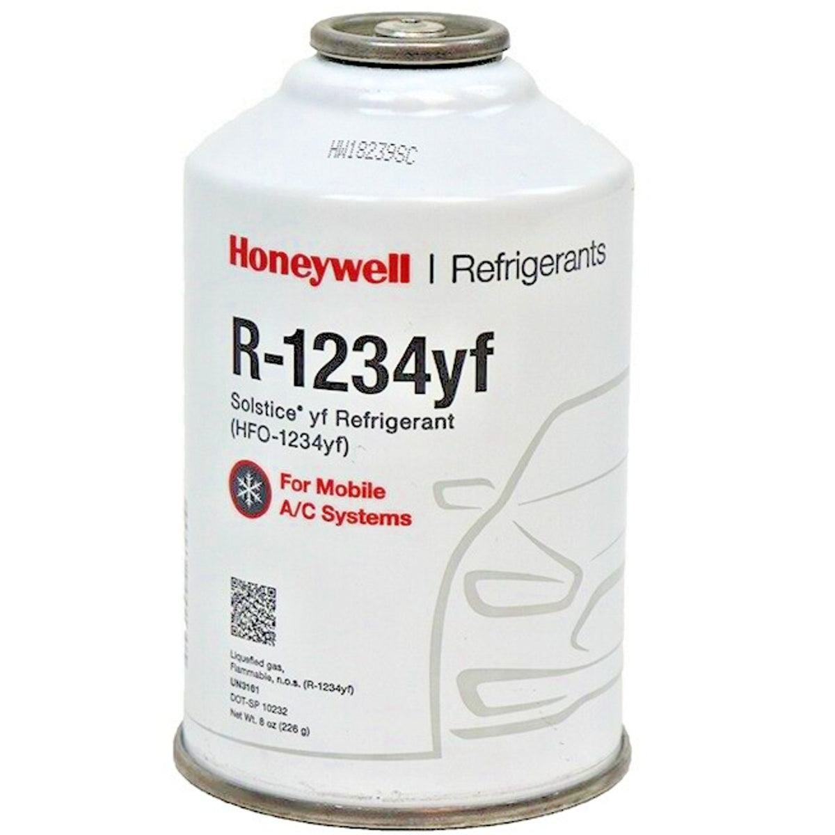 Refrigerant HFO-1234yf, Automotive A/C, 8 oz Self Sealing Can w/Unique ...