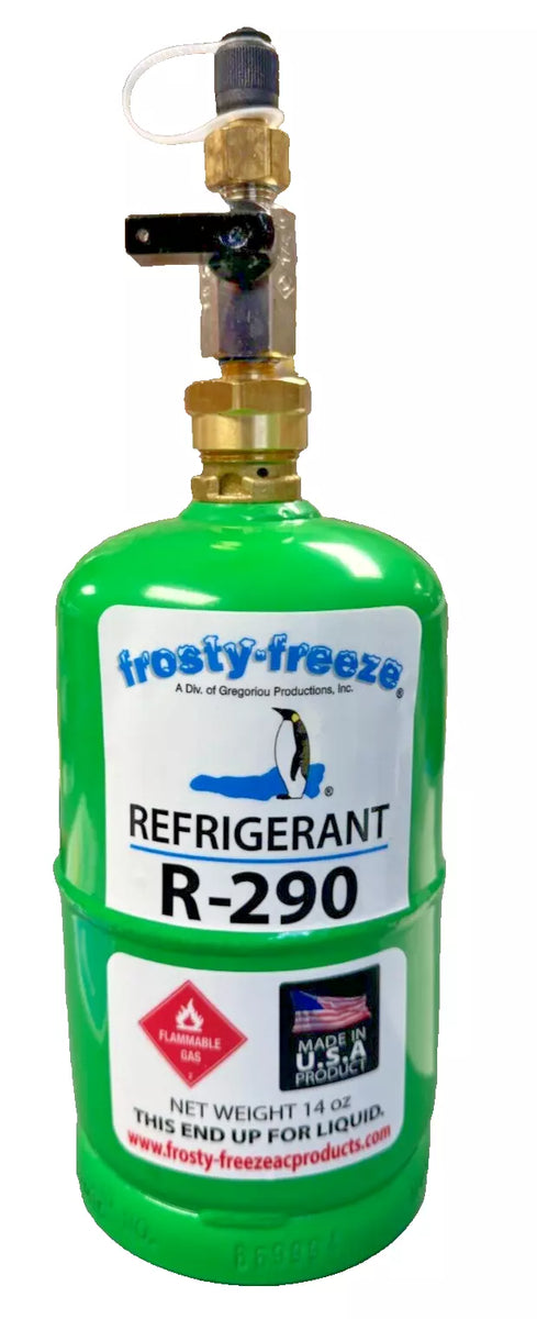R290 Refrigerant Recovery Tank, Tank Capacity 16 oz. – Frosty Freeze A ...
