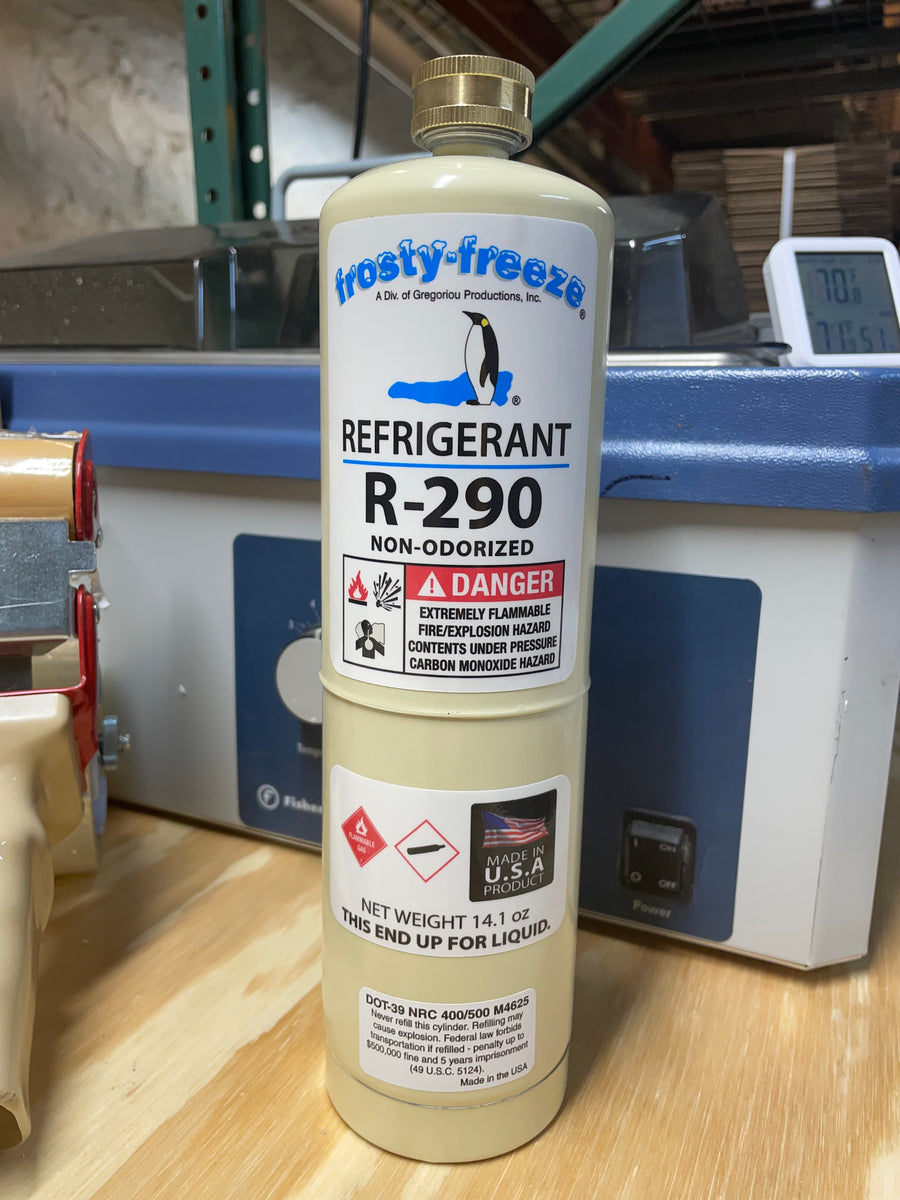 R290 New Modern Refrigerant, "HC", (1) 14.1 oz, Coke Coolers, True, Im ...