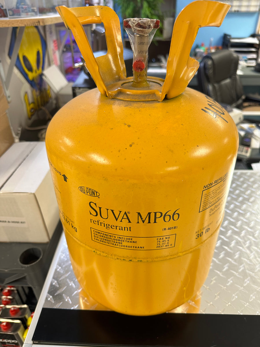 MP66, R401B, Refrigerant Coolers, Freezers, 30 Lb. Tank, Factory Seale ...