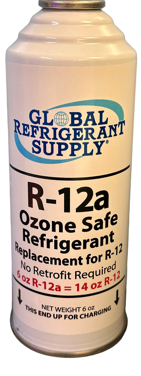 R12a Refrigerant 6 oz. Can, Ozone Safe Refrigerant R12 Replacement ...