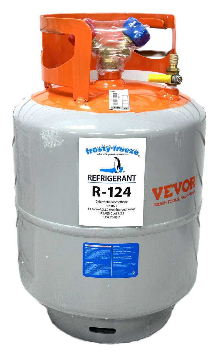 R124, 3 Lbs. Refrigerant R114 Retrofit Centrifugal Chillers Recharge K ...