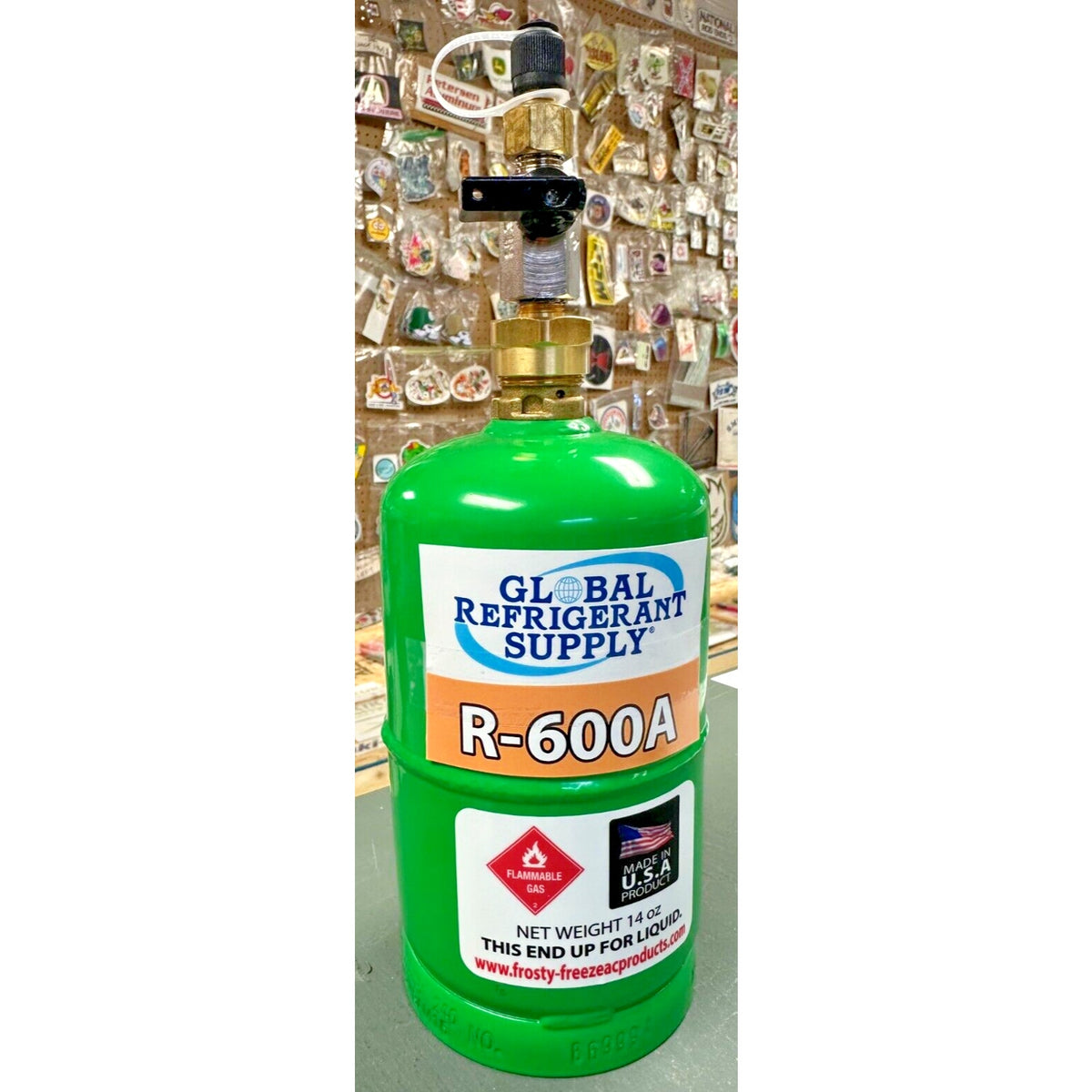 R600a w/14oz. Refrigerant Tank Recovery Excellent Small Systems, 16 oz ...