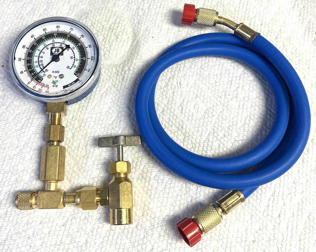 K28, R12, R22 & R502, Check & Charge-Kit Gauge Kit & Charging Hose ...