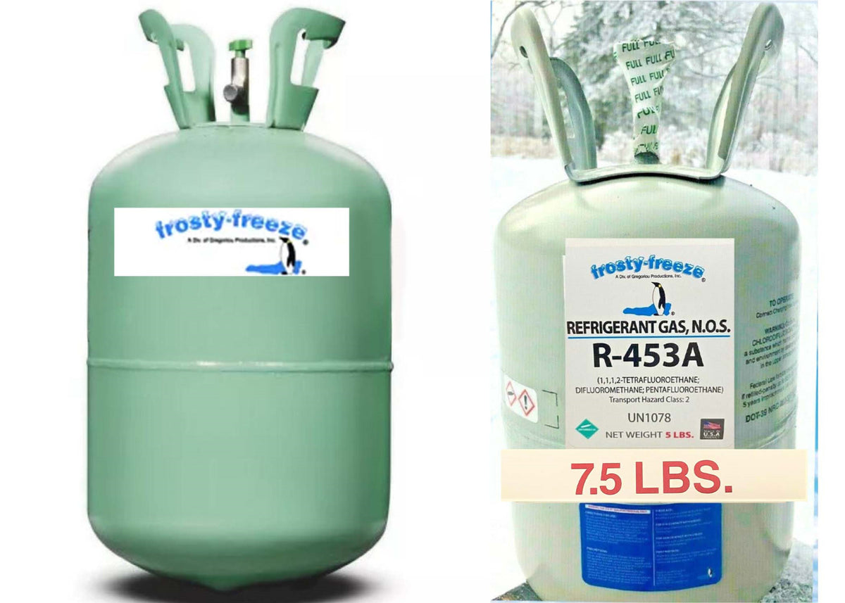 R453a, 7.5 Lb. New Refrigerant, ASHRAE Certified, EPA Accepted, Factor ...