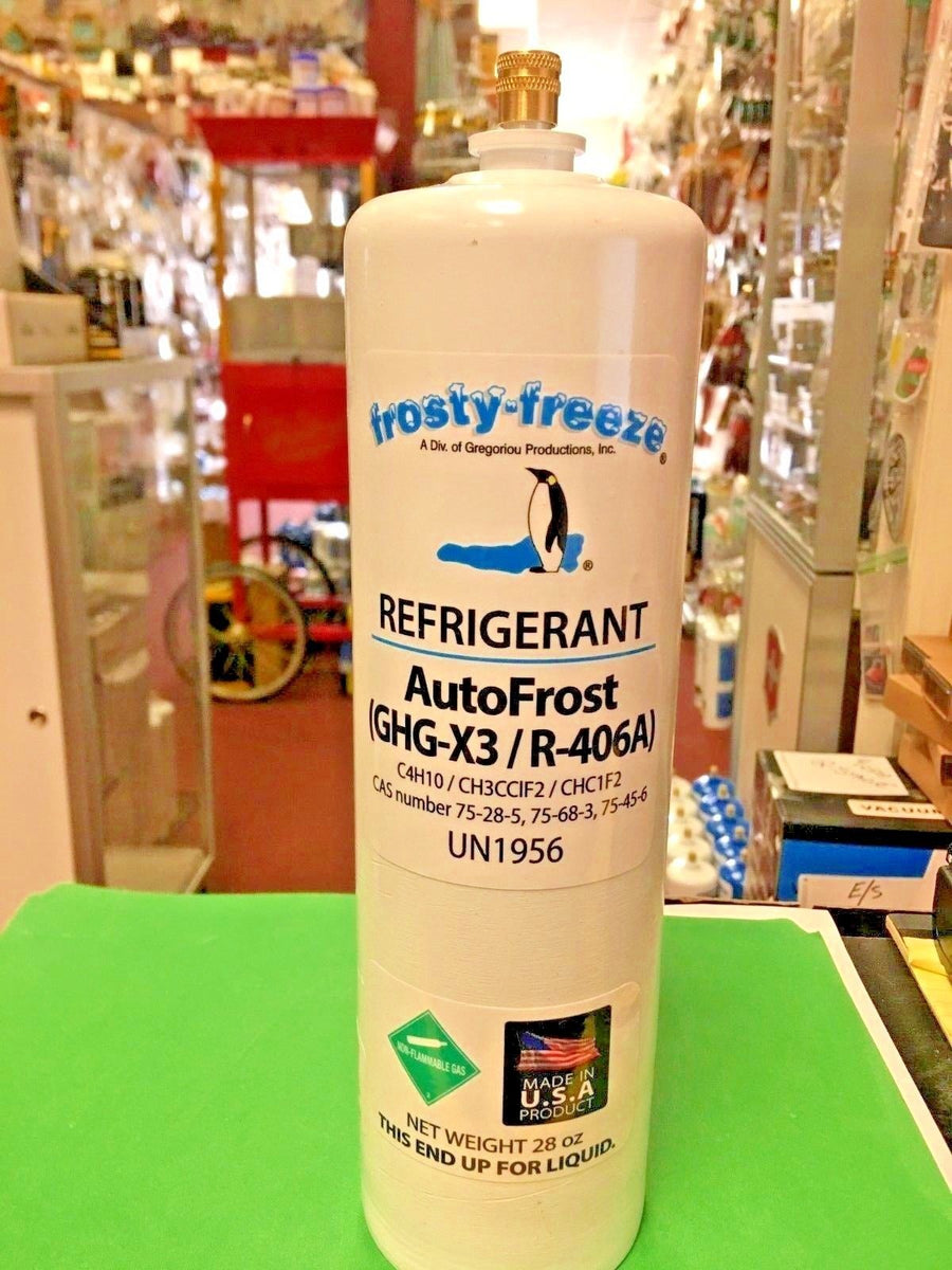 AutoFrost,R406a, Refrigerant, auto frost, GHG-X3, R406A, 28 oz, R-12 R ...